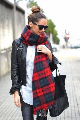 Cómo Combinar Una Bufanda Roja ⇒ 【Increíbles Looks】®